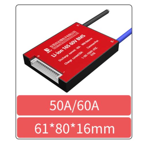 Jual BMS 60 volt 16 S lithium 30A 40A 50A 60A 80A 100A common port ...