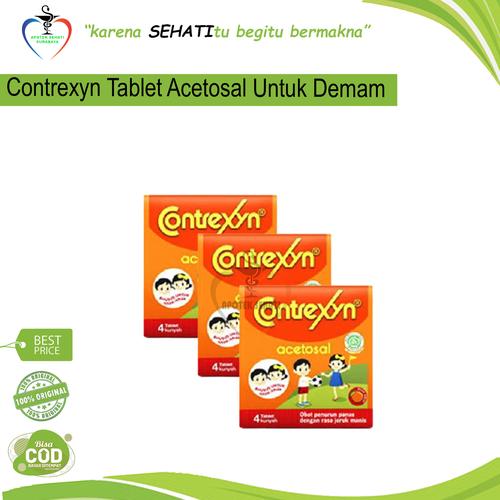Promo Contrexyn Obat Demam Anak Bayi Paracetamol 3 Varian Syrup Drops ...