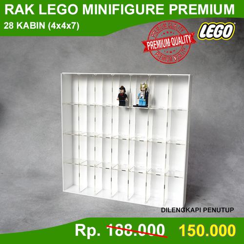 Jual Rak Lego Minifig 28 Kabin Putih Siap Pakai (PREMIUM) - Jakarta ...