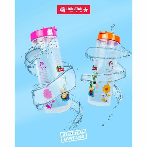 Jual Botol air minum kulkas jumbo lion star 1.7 liter dan 2 liter ...