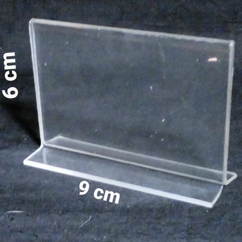 Jual Akrilik Display No Meja ukuran 6x9cm Model Landscape - Bening T ...