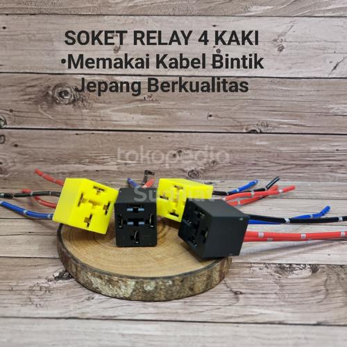 Jual SOKET RELAY / RUMAH RELAY 4 KAKI - Hitam - Kab. Tangerang ...