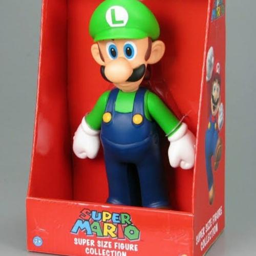 Jual Super Mario Bros Super Size Figure Collection Yoshi - Luigi hijau ...