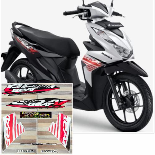 Jual striping original Honda beat CBS putih hitam tahun 2021 - Kota ...