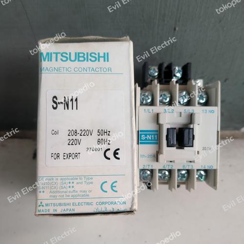 Jual Kontaktor Contactor S-N11/SN11 20A 220V Mitsubishi - Jakarta Pusat ...