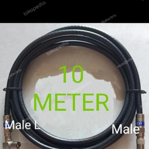 Jual Kabel antena tv Jack male L to male i connector rg6 TRSXL -6LMG 10m - Kota Bekasi - zozo ...