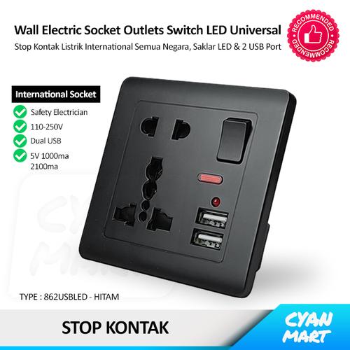 Jual Stop Kontak Colokan Listrik Dinding Tembok Inbow Global & USB Port ...