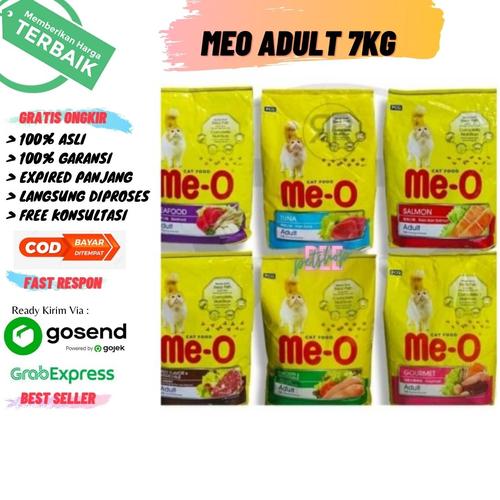 Jual meo 7kg adult tuna / salmon / seafood / chicken makanan kucing ...