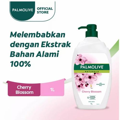 Jual PALMOLIVE Shower Gel Cherry Blossom Botol 1lt - Cherry Blossom ...
