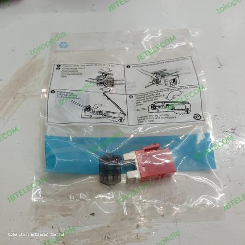 Jual modular jack cat 6 amp commscope / commscope modular Jack cat 6 ...