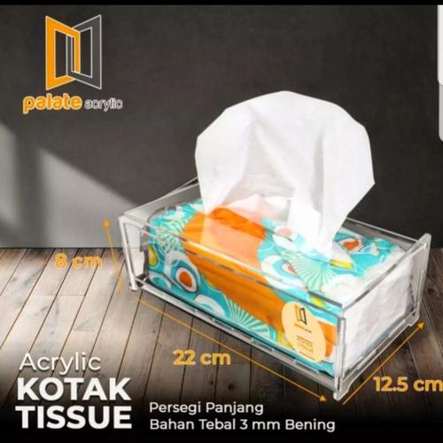 Jual Akrilik Kotak Tissue / Acrylic Tempat Tissue / Tissue Box 3mm ...