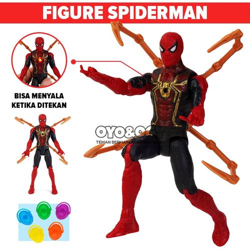 Jual Mainan Figure Manusia Laba Laba Super Hero Spider Superhero ...