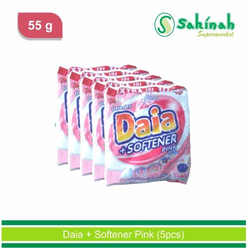 Jual Daia + Softener Pink - 55gr (6 sachet ) Deterjen Laundry - Kota ...
