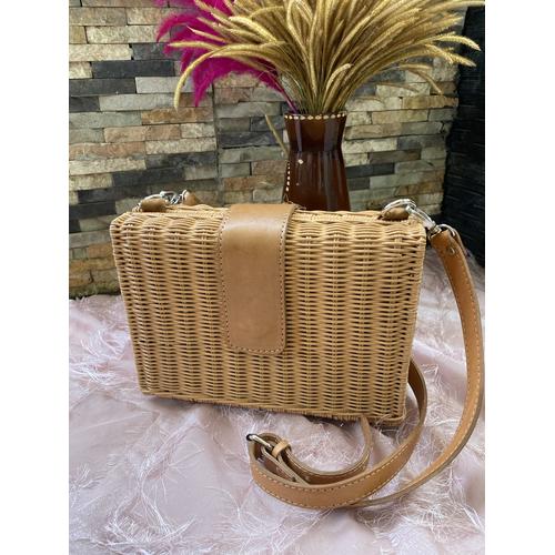 Jual Tas rotan kulit etnik / tas wanita / tas rotan etnik - Rotan choco ...