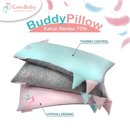 Promo Crea Baby Buddy Pillow Bambo Cotton | Hug Pillow | Guling Bayi ...