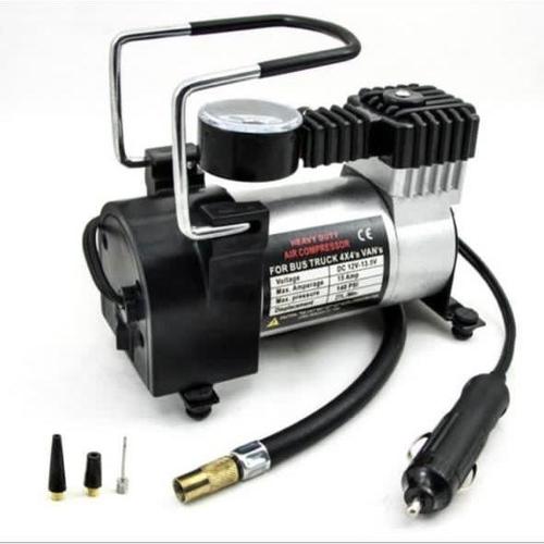 Jual Pompa Ban Mini Elektrik 100PSI Heavy Duty Air Compressor Kompresor ...