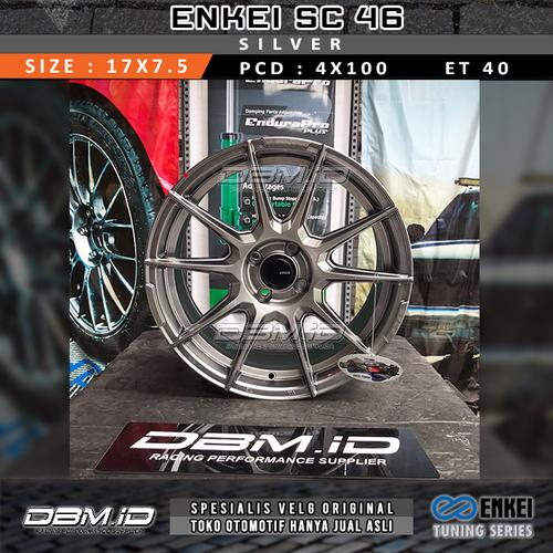 Promo Velg Original Enkei Tuning SC46 R17 17X7.5 4x100 et 40 Silver Cicil 0% 3x - Kota Surabaya ...