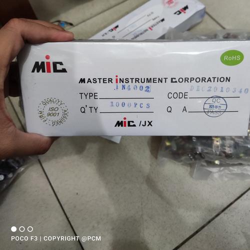 Jual dioda in4002 1n4002 1dus isi 1000 - Jakarta Barat - PCM ELEKTRONIK ...