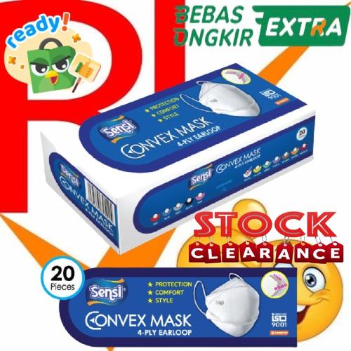 Jual Sensi Convex Mask 4-Ply EarLoop 20 Masker Non DuckBill - Jakarta ...