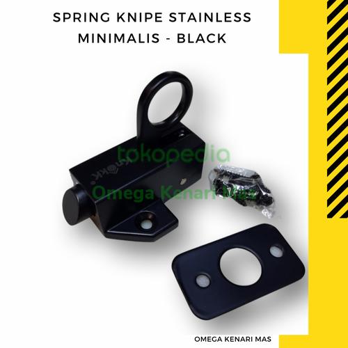 Jual SPRING KNIP KNIFE SELOT KUNCI JENDELA BLACK - Jakarta Pusat ...