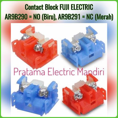 Jual Contact Block NO NC (AR9B290, AR9B291) AR22 AR30 Series FUJI ...