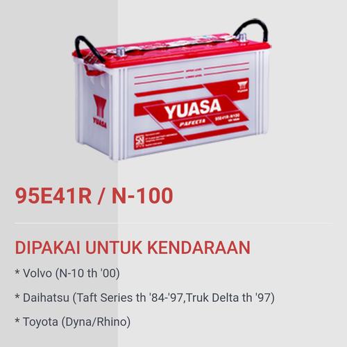Jual aki yuasa N100 pafecta 95E41R basah - Kota Surabaya - SJScv | Tokopedia