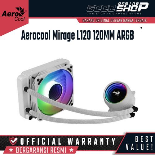 Promo Aerocool MIRAGE L120 AIO 120MM MIRROR ARGB LIQUID COOLER - Hitam ...