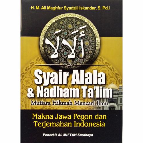 Jual Terjemah Kitab Syair Alala & Nadham Ta'lim Jawa Pegon Indonesia ...