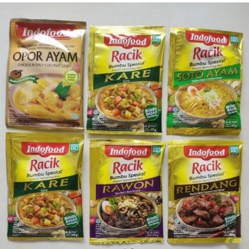 Jual indofood bumbu racik spesial rendang,soto,opor ayam, gulai ,rawon ...