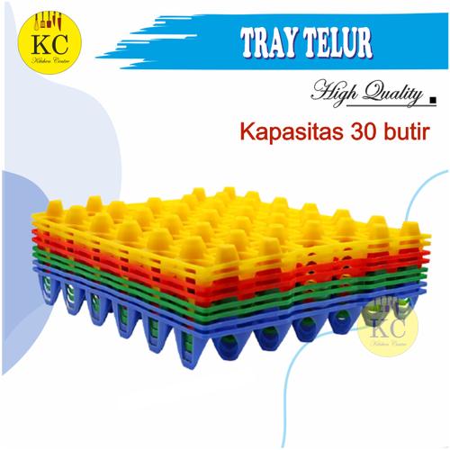 Jual Rak Telur Plastik Tempat Telur Plastik Tray Egg Tray - Merah ...