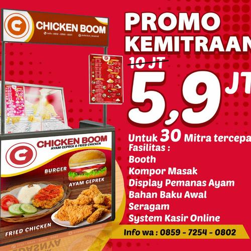 Jual Promo Paket kemitraan ayam goreng chicken boom - Kota Tangerang ...