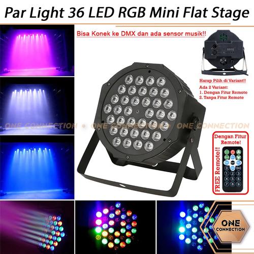 Jual Par Light 36 LED RGB Mini Flat Stage /Lampu Panggung /LED MINI PAR ...