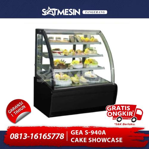 Jual S-940A Curved Glass Cake & Chocolate Showcase / Showcase Kue ...