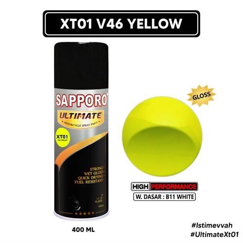 Jual Sapporo Ultimate XT01 V46 Yellow / Sapporo Spray - Kota Bandung ...