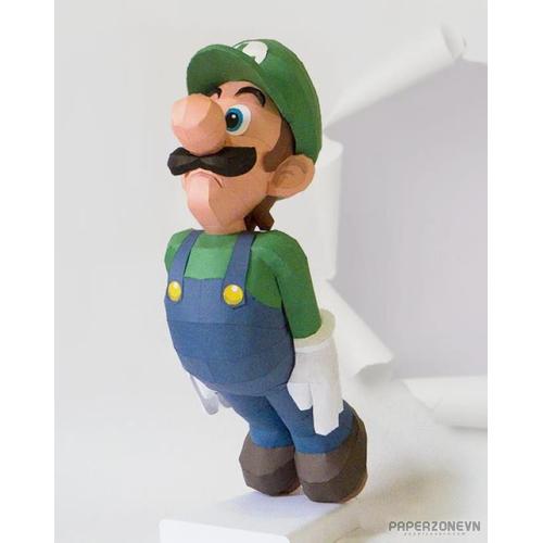 Jual Super Mario Luigi Stand Papercraft - Kab. Bekasi - Papercraft ...
