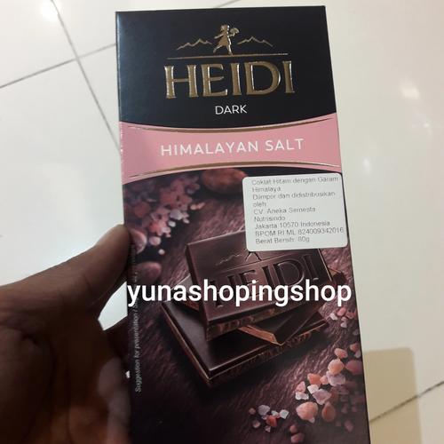 Jual HEIDI DARK CHOCOLATE HIMALAYAN SALT 80 GRAM - Jakarta Selatan ...