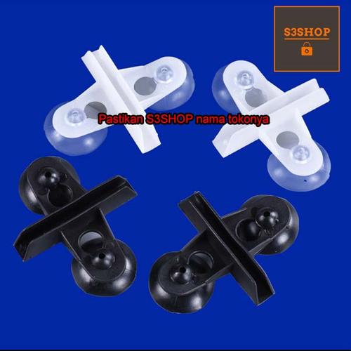 Jual Jepit Kaca Kupu Kupu Dudukan Sekat Aquarium dengan Dop Kaca Tempel ...