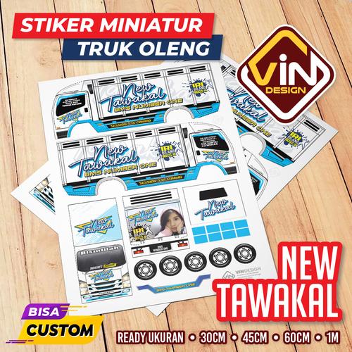 Jual Stiker Miniatur Truk Oleng | Ke 2 - OLENG MANIA, 45cm (Anti Air ...