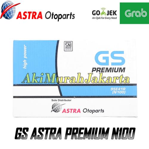 Jual Aki GS PREMIUM ASTRA N100 / 95E41R Aki Basah 12V / 100Ah - Jakarta Selatan - Aki Murah ...
