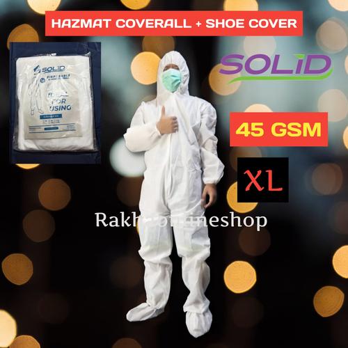 Jual APD Hazmat Coverall + Shoe cover Set - Kab. Bekasi - Rakha Shop ...