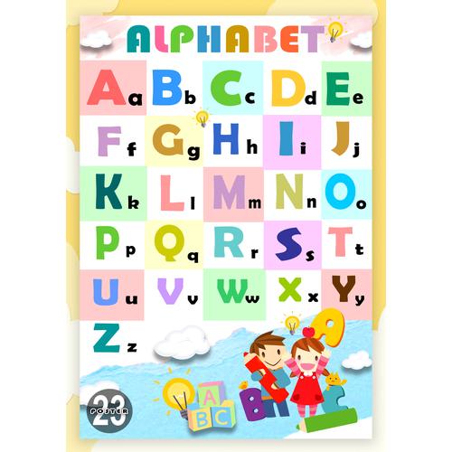 Jual Poster Edukasi - Alphabet - Jakarta Barat - Poster23 | Tokopedia
