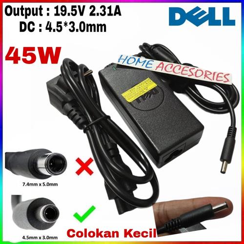 Jual Charger Laptop DELL 19.5V 2.31A 45W FOR HK45NM140 LA45NM140 ...