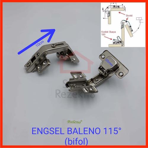 Promo ENGSEL SENDOK 115 DERAJAT BIFOLD Pintu Lemari Sudut Bifold Bivold ...