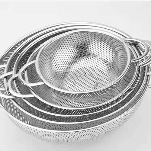 Jual STAINLESS STEEL BASKET/COLANDER + HANDLE 19.5 CM, FOOD GRADE ...