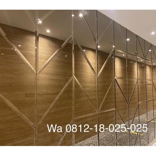 Jual Kaca cermin bronze 5 mm + bevel + model dekorasi - Jakarta Timur ...