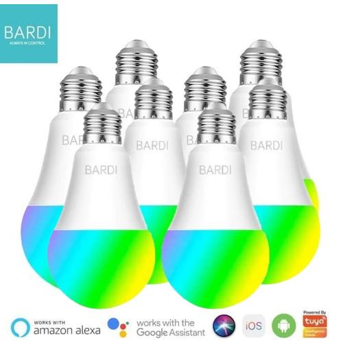 Jual BARDI Bundle Smart Light Bulb RGB+WW 9W Wifi Wireless IoT Home ...