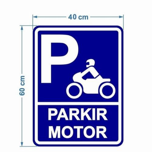 Jual Rambu sign parkir motor 40cm×60cm(plat) - Jakarta Barat - Ikiae ...