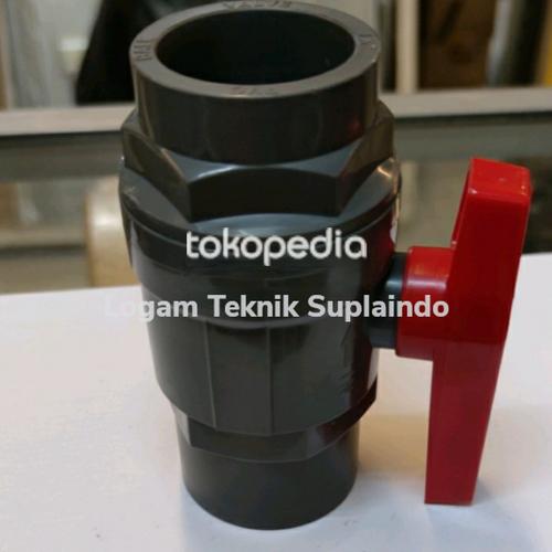 Jual Ball Valve PVC Socket 4 Inch - Stop Kran PVC Socket Weld (Polos ...
