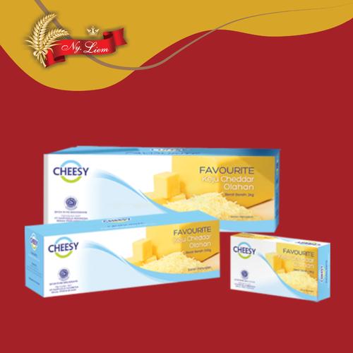 Jual CHEESY Favourite Cheddar / Keju Cheddar Olahan 2 kg - Kota Bandung ...