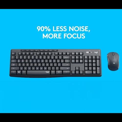 Jual Keyboard Mouse Combo Logitech Wireless Silent Touch MK-295 ...